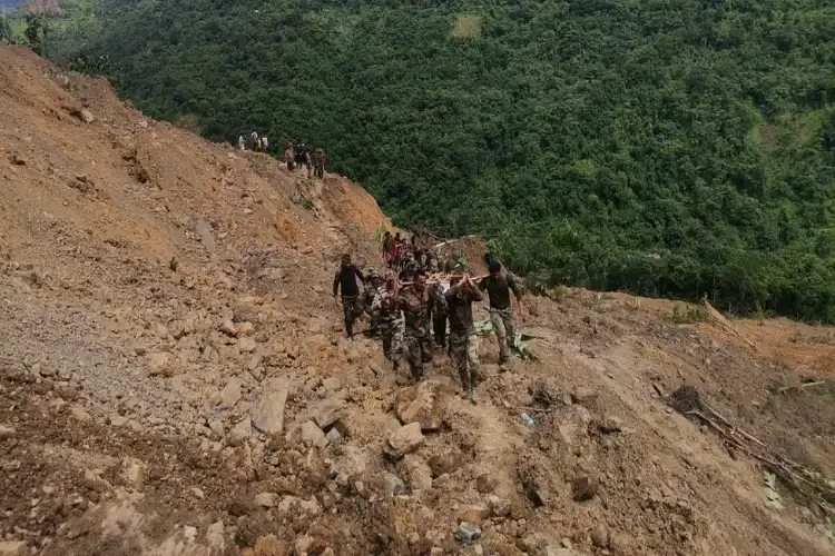 Manipur landslide toll rises to 46, 17 still missing