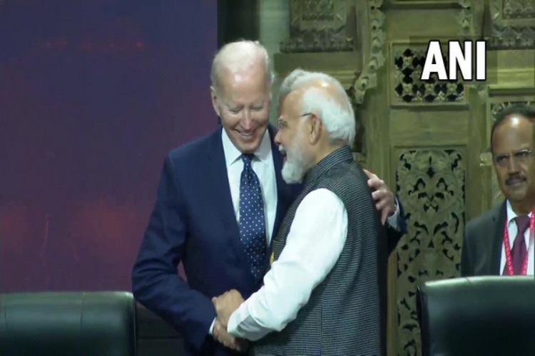 G 20 Summit: PM Modi, President Biden share warm hug