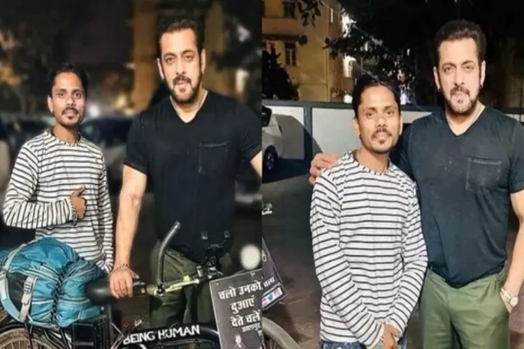 Salman Khan's fan travels 1100 km to greet him on his birthday