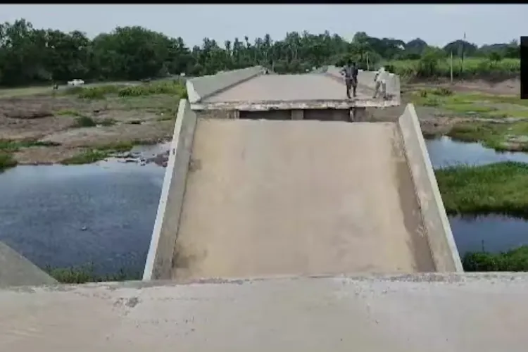 Bridge collapses in Gujarat's Tapi ahead of inauguration