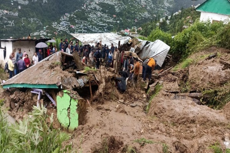 3 killed, 2 injured in house collapse amid heavy downpour in Shimla
