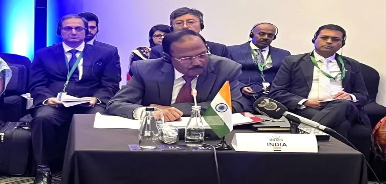 At BRICS, NSA Doval said terrorists continue to operate from Afghanistan