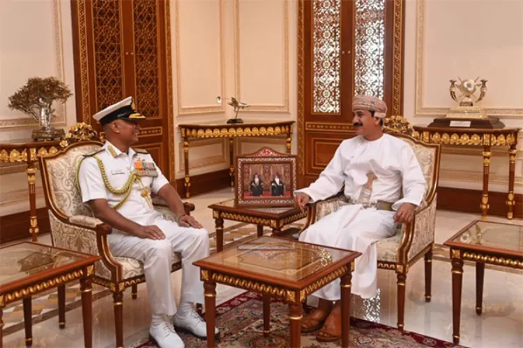 Navy Chief discusses bilateral defence cooperation with Oman's Minister