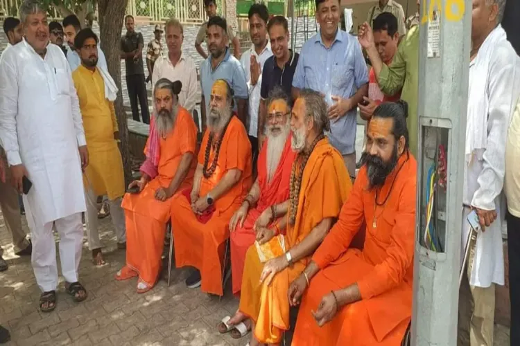 Sadhus visit temple; no procession take out in Nuh