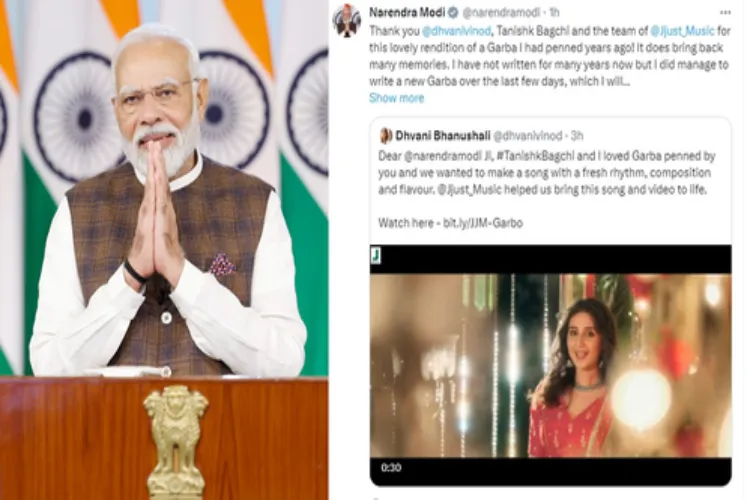 Music video of Garba penned by PM Modi released ahead of Navratri