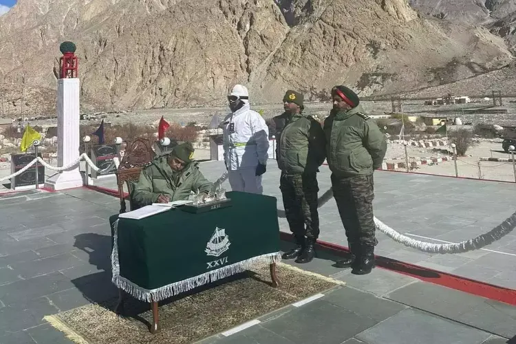 Army Chief Gen Manoj Pande visits Siachen Glacier