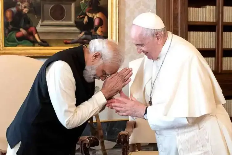 Very memorable moment: PM Modi recalls his meeting with Pope Francis