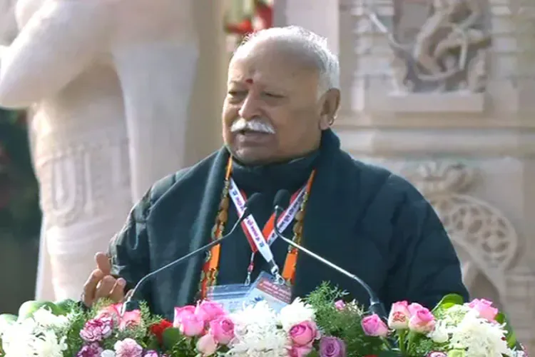 Today India's honour has returned with the arrival of Ram Lalla in his temple: Mohan Bhagwat