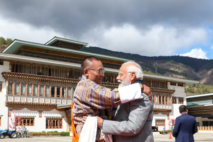 PM Modi receives grand reception on arrival in Bhutan for state visit