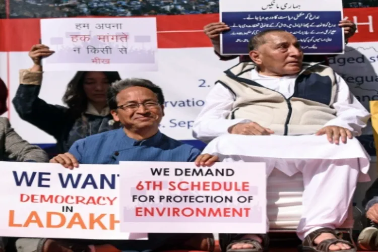 Ladakh stir intensifies as protesters threaten march to border