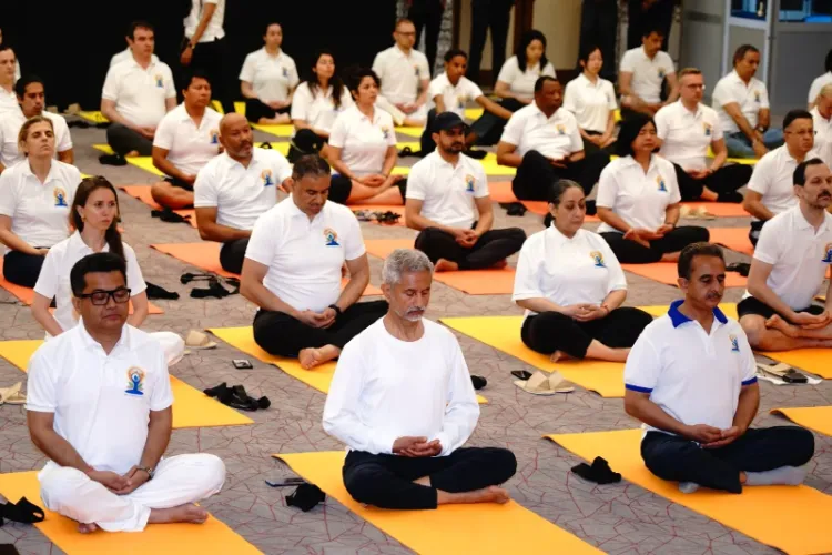 India's gift to the world: Foreign diplomats celebrate Yoga Day in India