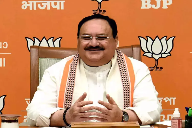 "Congress survives on allies' votes": JP Nadda