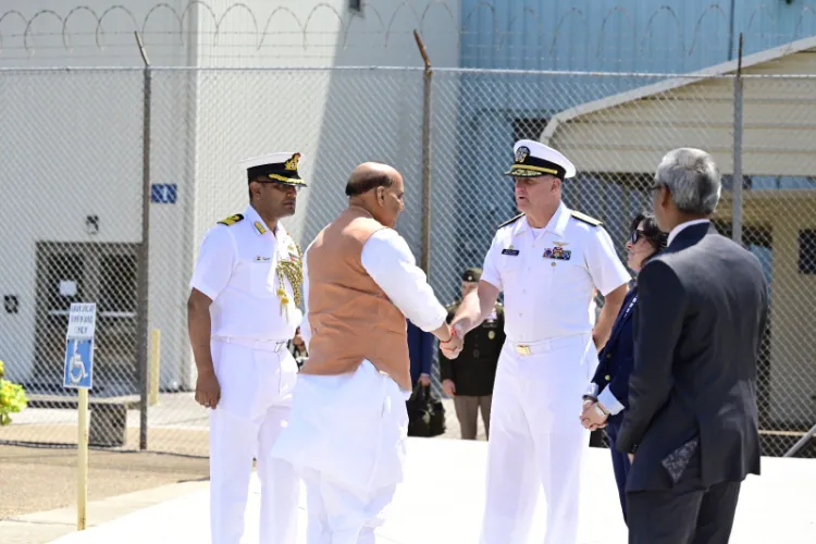 Rajnath Singh visits Naval Surface Warfare Centre at Carderock