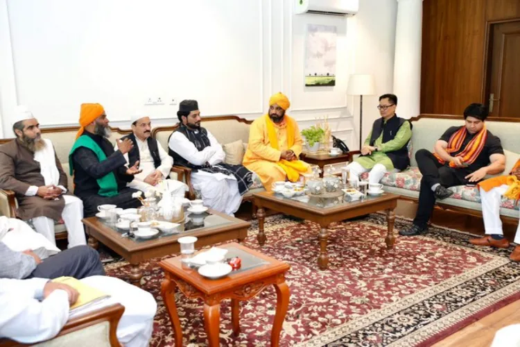 Delegation of Muslim religious leaders calls on Kiren Rijiju