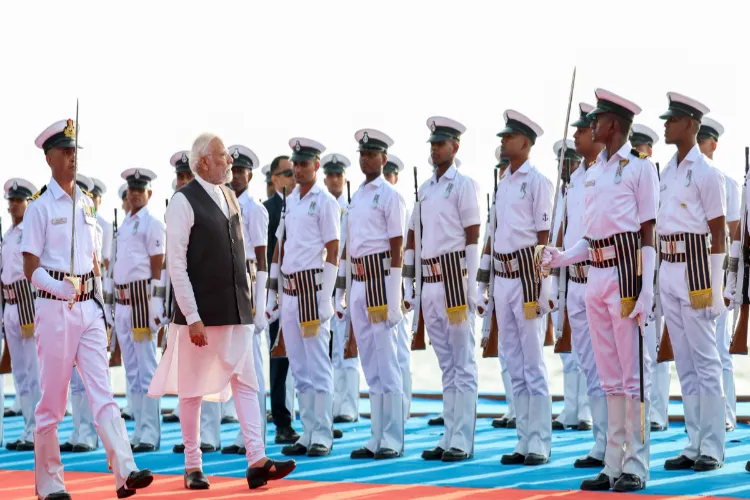 PM Modi extends wishes on Navy Day, salutes maritime heroes