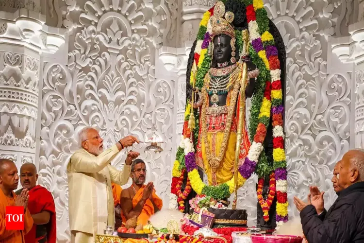 PM Modi marks Ayodhya Ram Temple's 1st anniversary