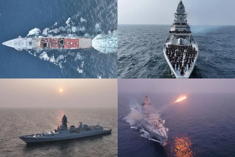 PM Modi dedicates naval combatants, emphasizes India's self-reliant ...