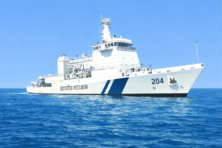 Rajnath Singh inducts Coast Guard’s pollution control vessel ‘Samudra ...